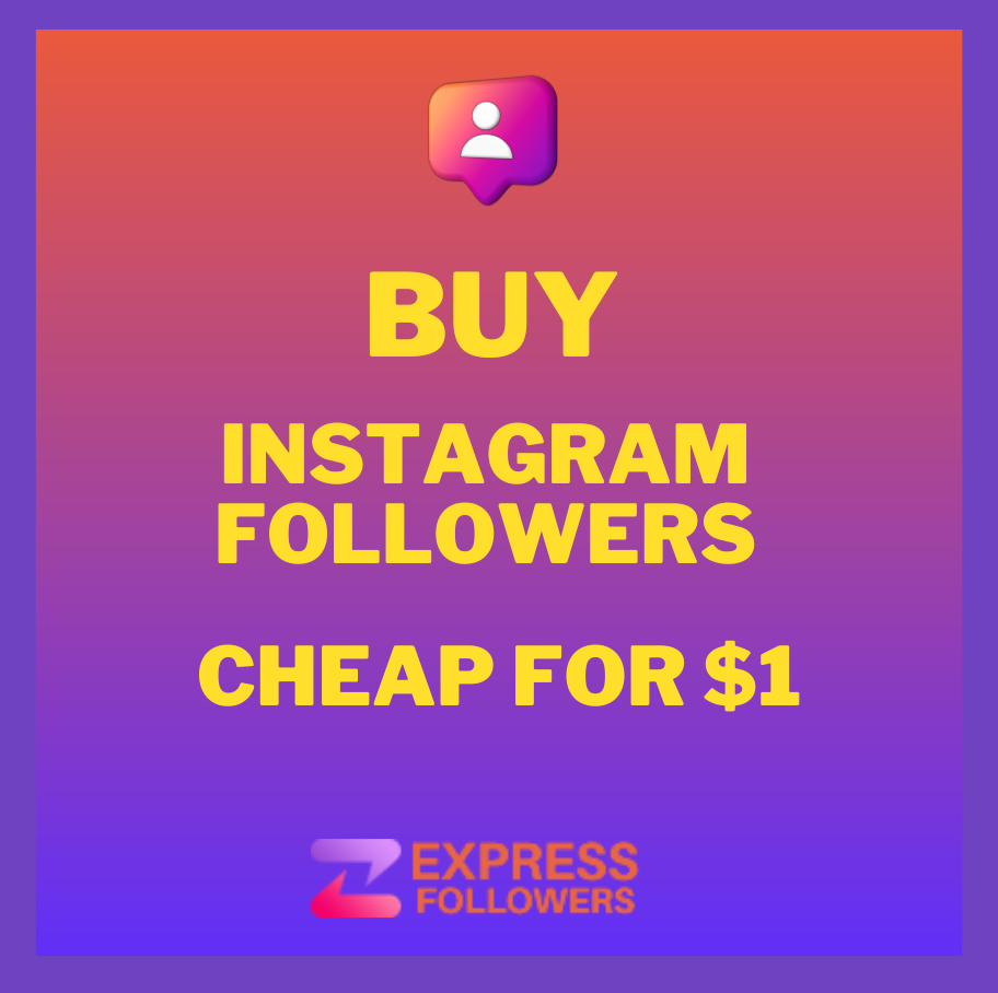 Buy Cheap Instagram Followers for $1 - ExpressFollowers.com